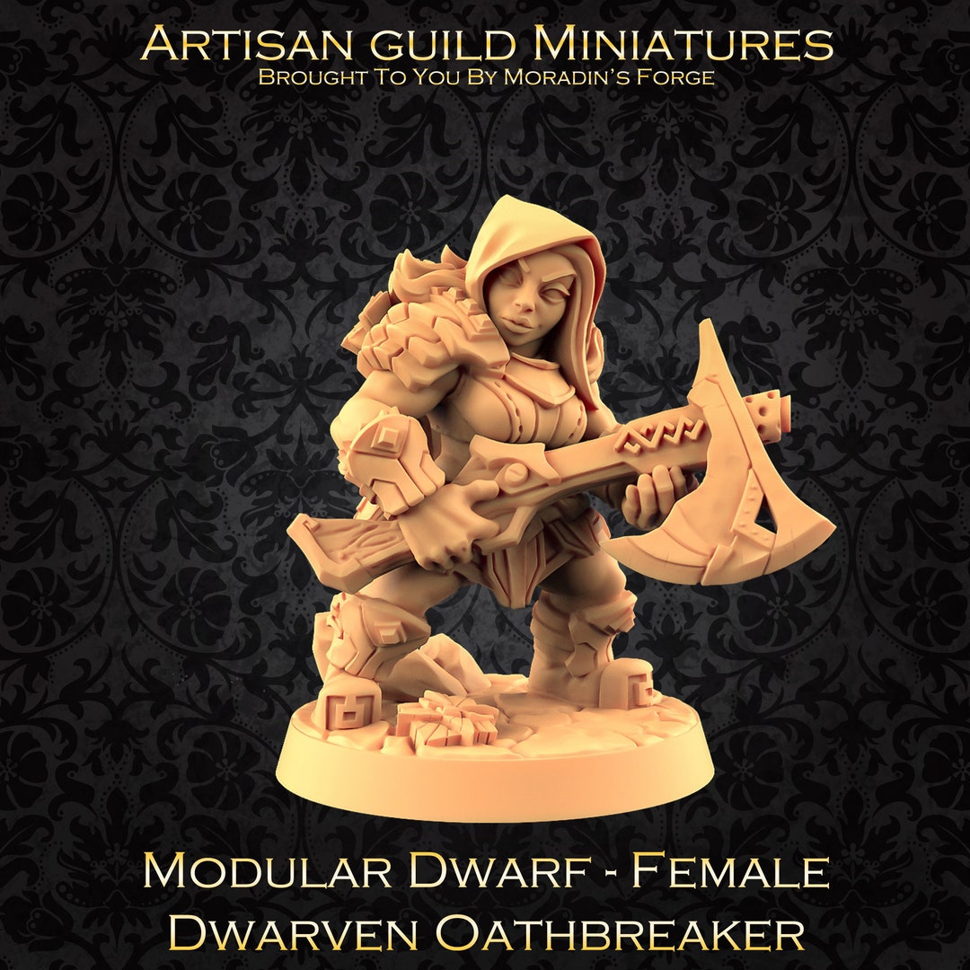 Modular Dwarven Oathbreaker Female D (dwarf, Ranger, Fighter, Artificer ...