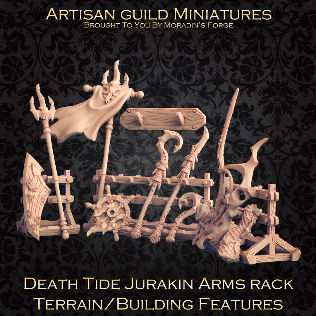 Death Tide Jurakin Arms Rack (weapons, Props, Terrain, Building) - 3D ...