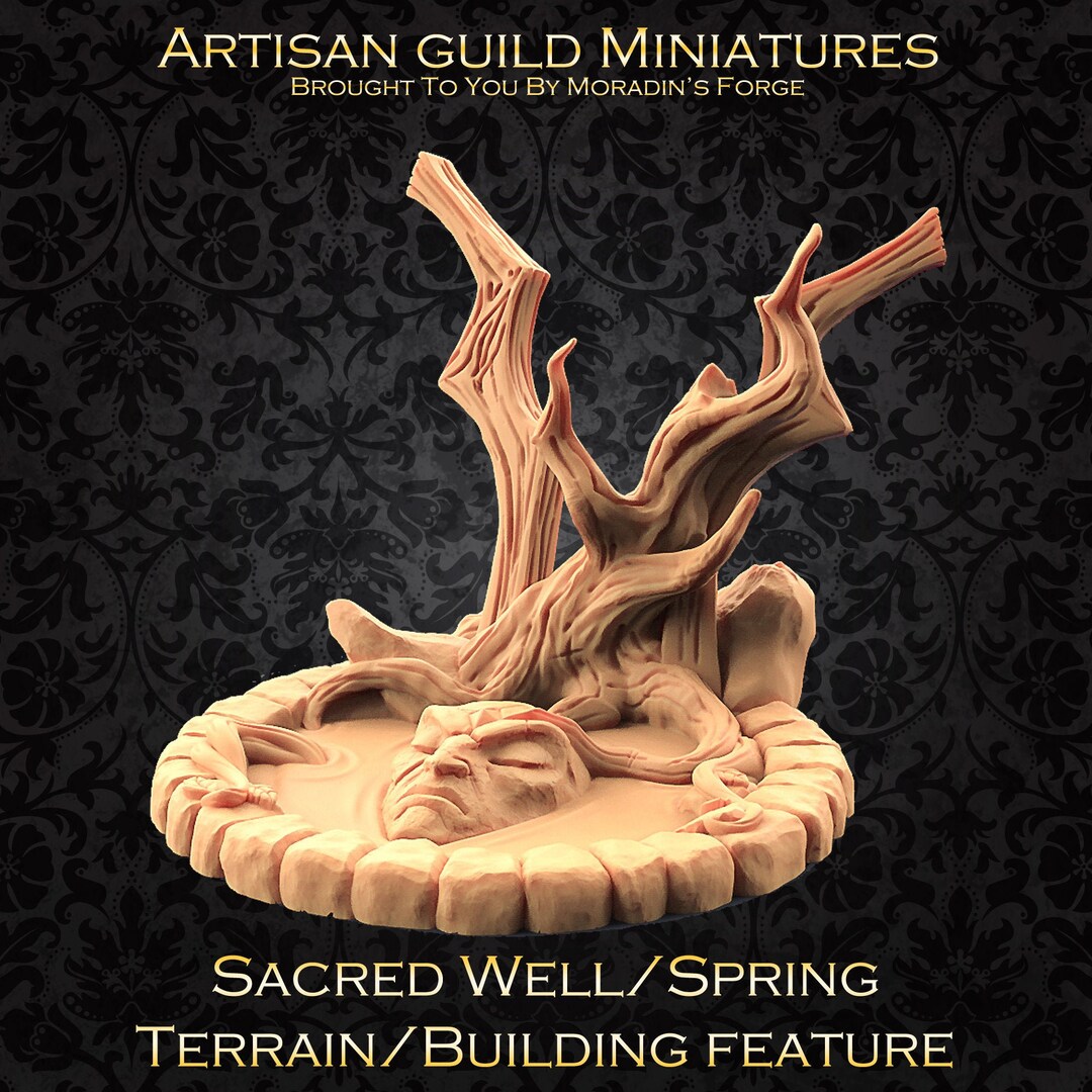 Sacred Well/spring (prop, Terrain, Building) - 3D Printed Role Playing ...