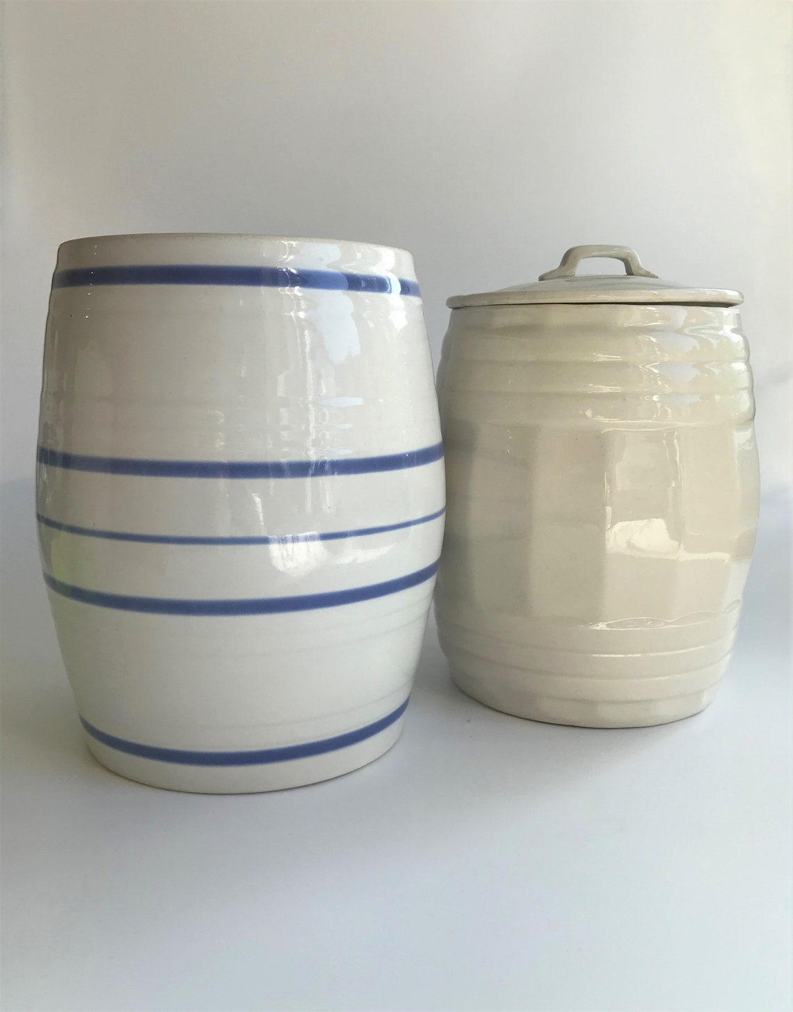 Big vintage ceramic barrel Soviet ceramic barrel old | Etsy