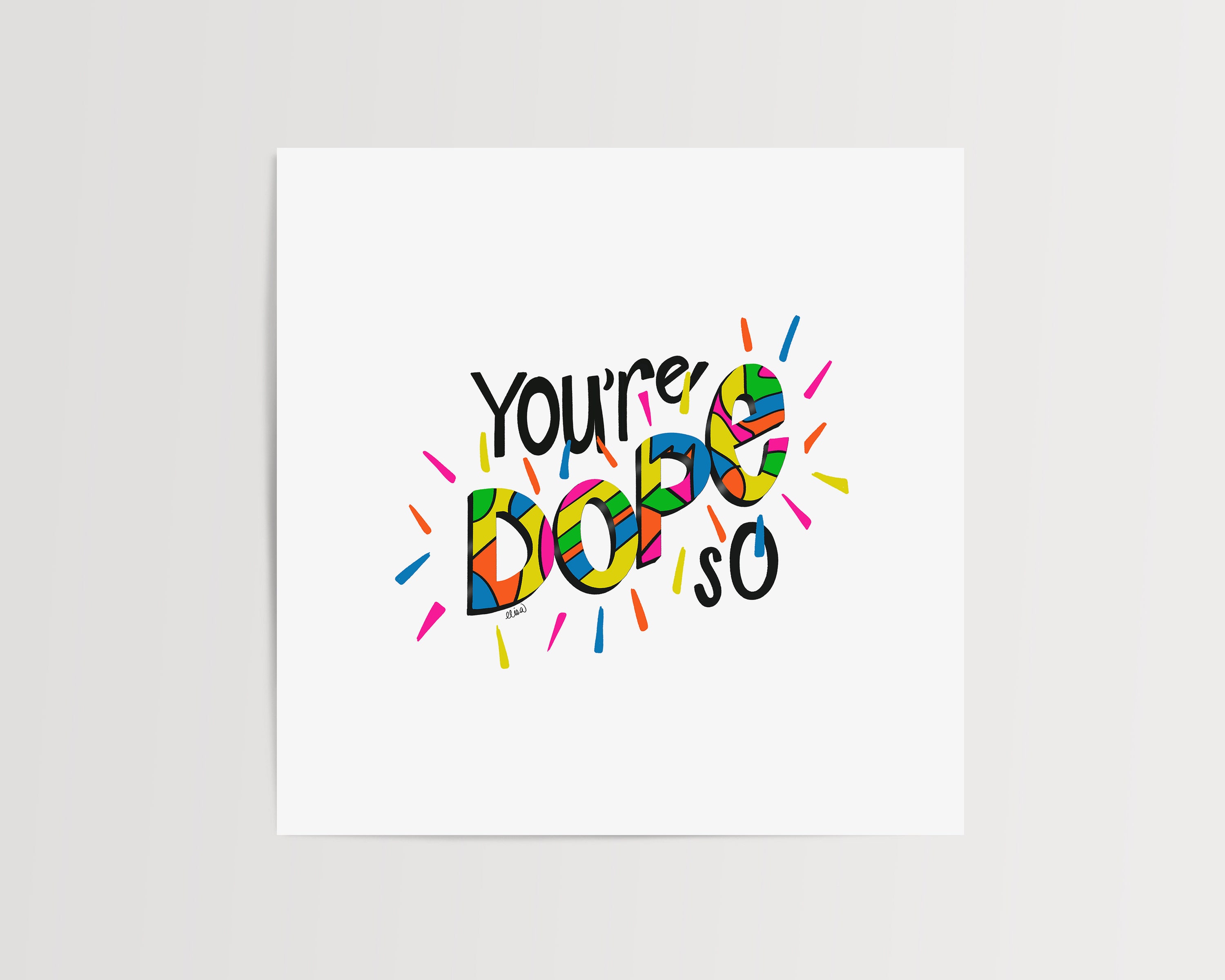 So Dope Art Printable | for the Culture | Printable | Digital Download ...