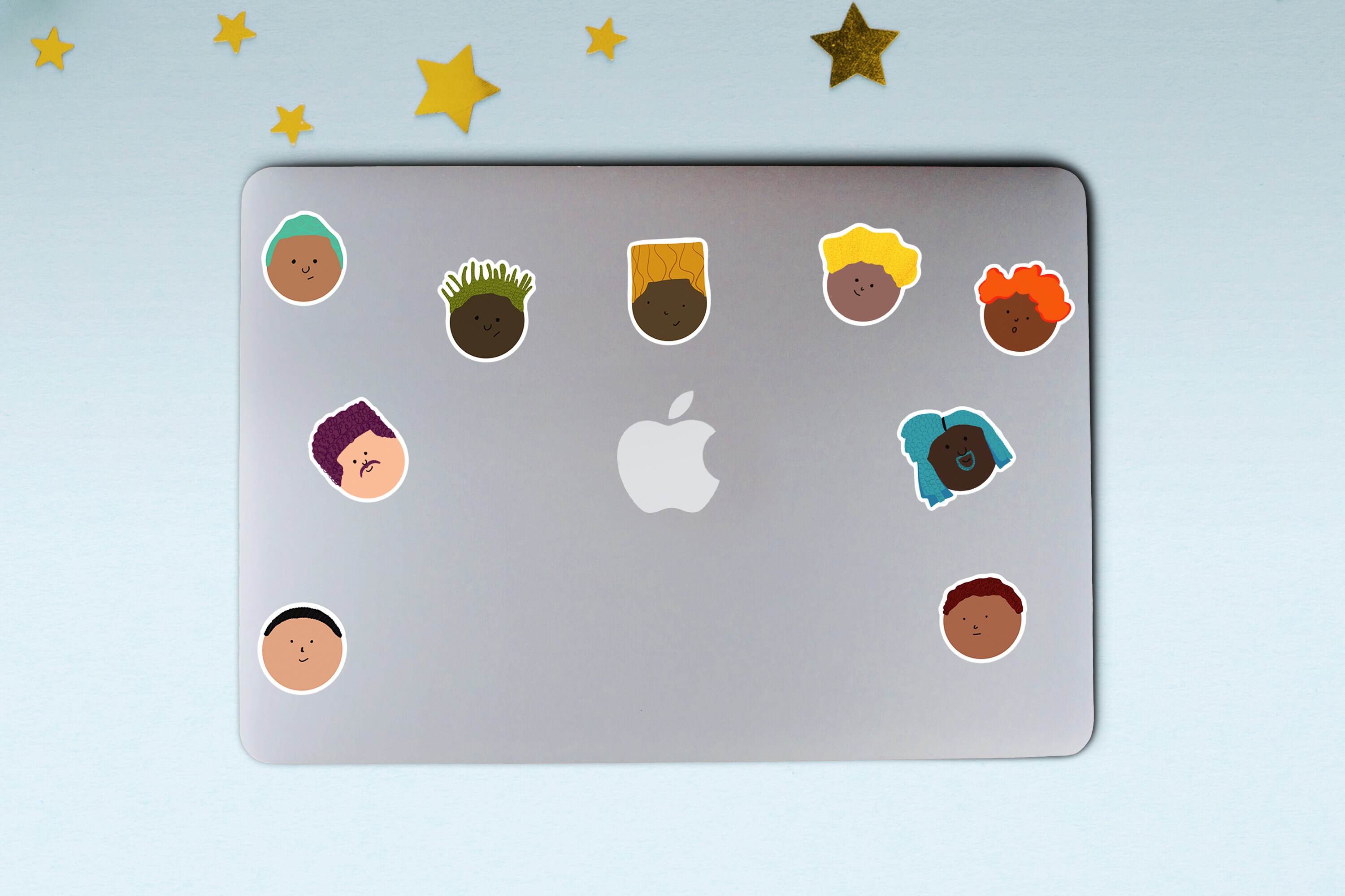 CUTE BLACK BOYS Sticker Pack 9 Glossy Weatherproof - Etsy