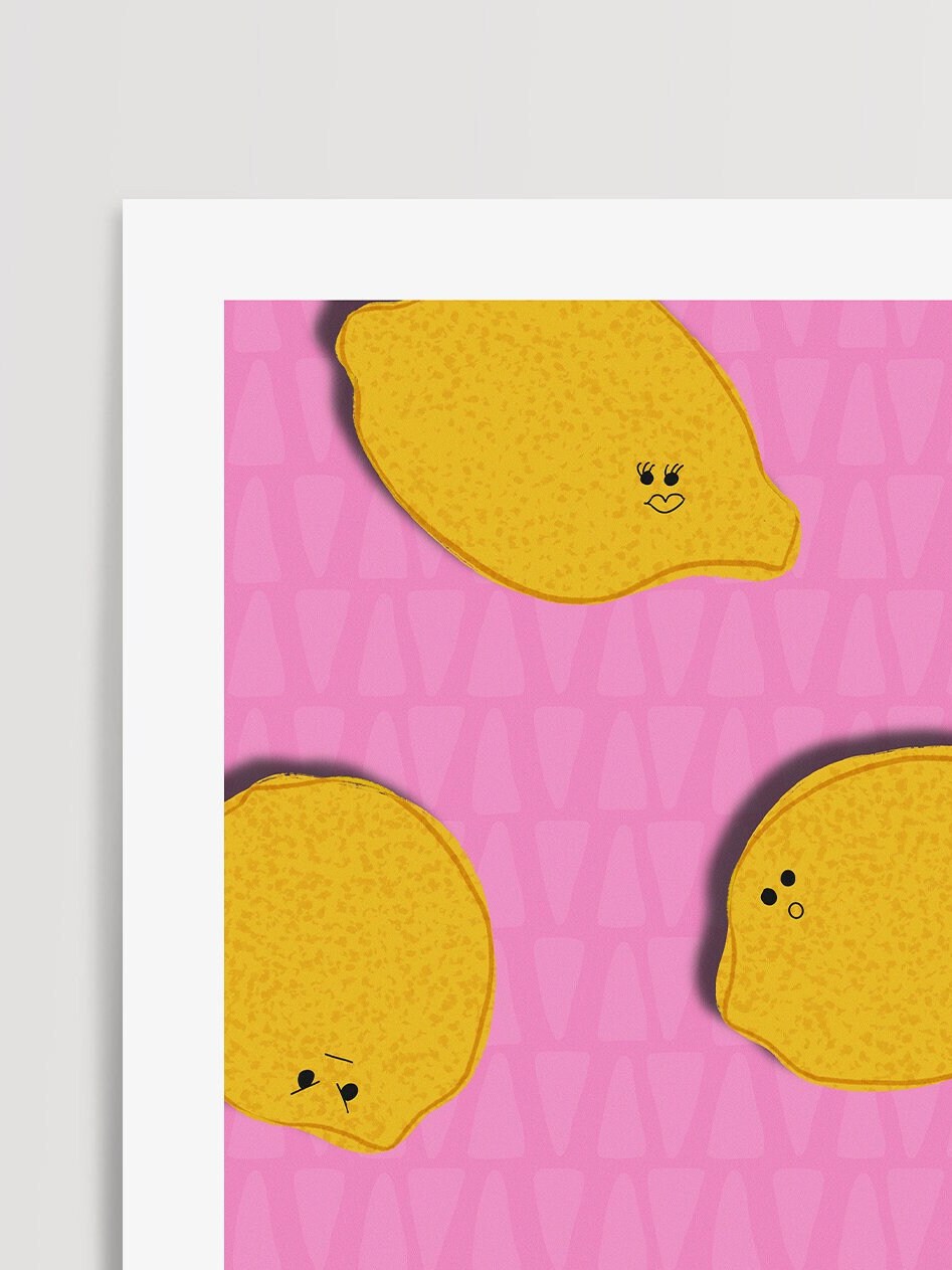Citrus Smiles Art Printable | Printable | Digital Download | Abstract ...