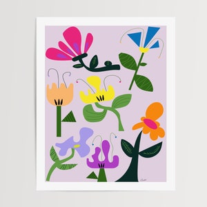 Abstract Flower 01 Art Printable | Printable | Floral Abstract ...