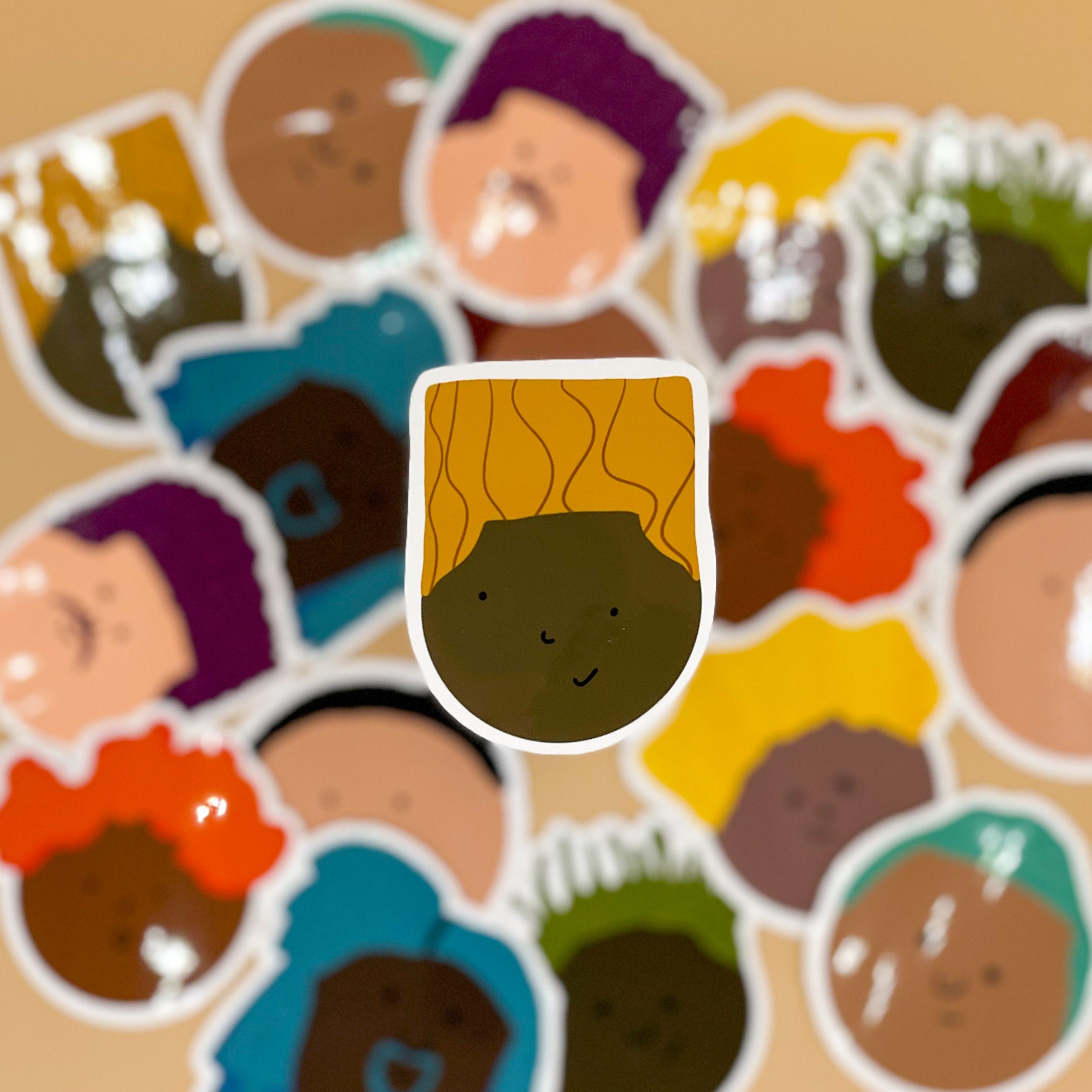 CUTE BLACK BOYS Sticker Pack 9 Glossy Weatherproof - Etsy