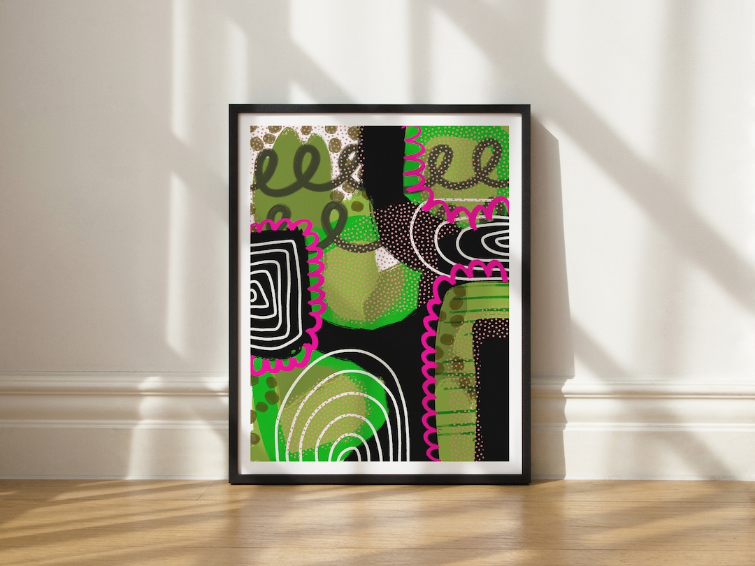 A Green Moment Art Print by Elisa Bell (UNFRAMED) | Giclée Art Print on ...