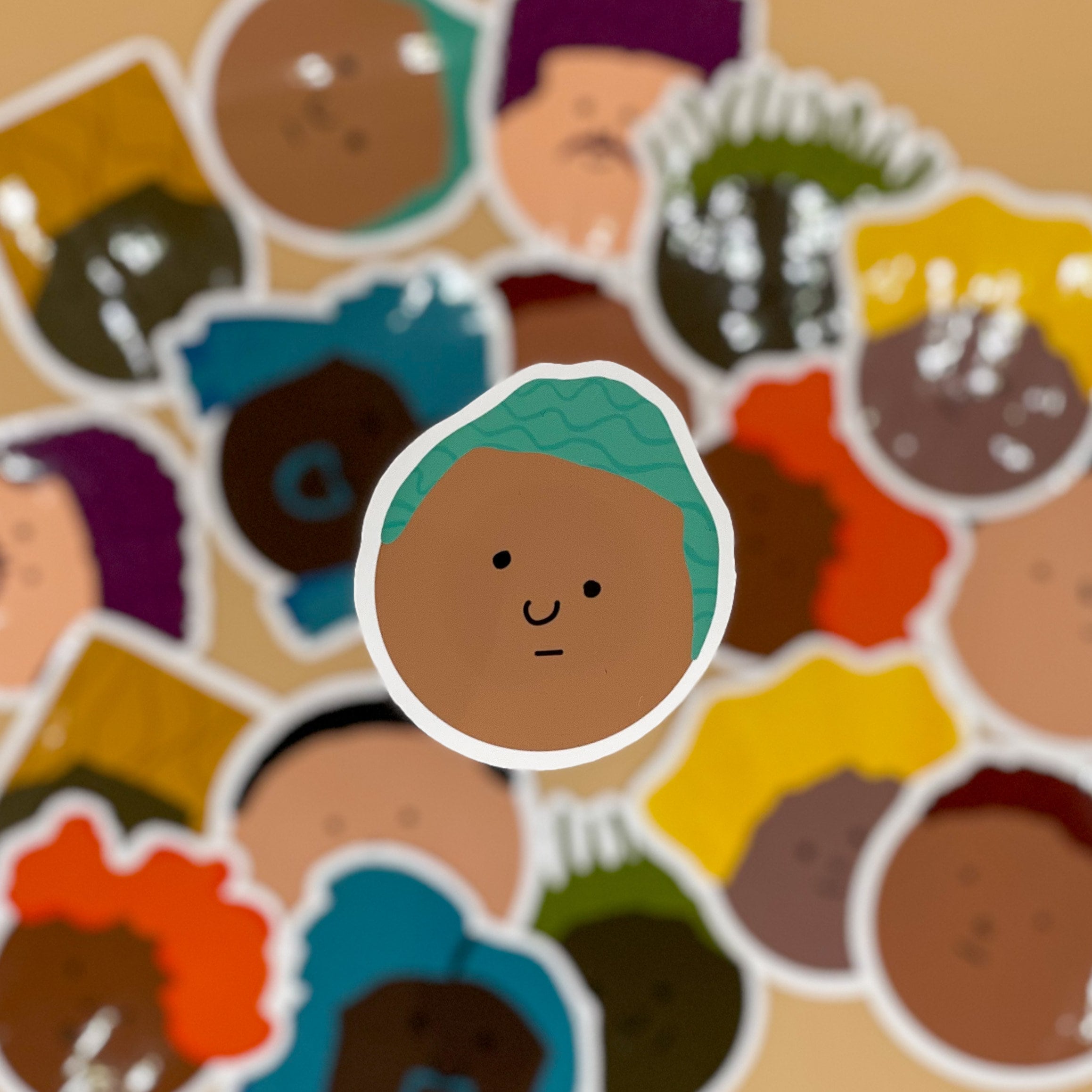 CUTE BLACK BOYS Sticker Pack 9 Glossy Weatherproof | Etsy