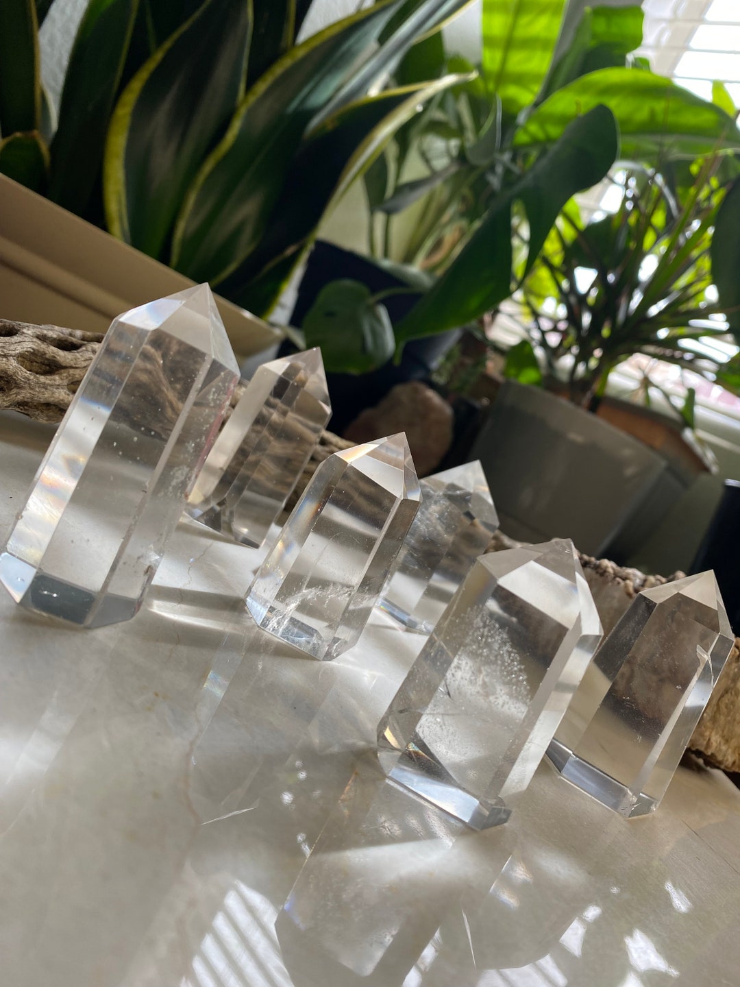 Clear Quartz Towers - Etsy