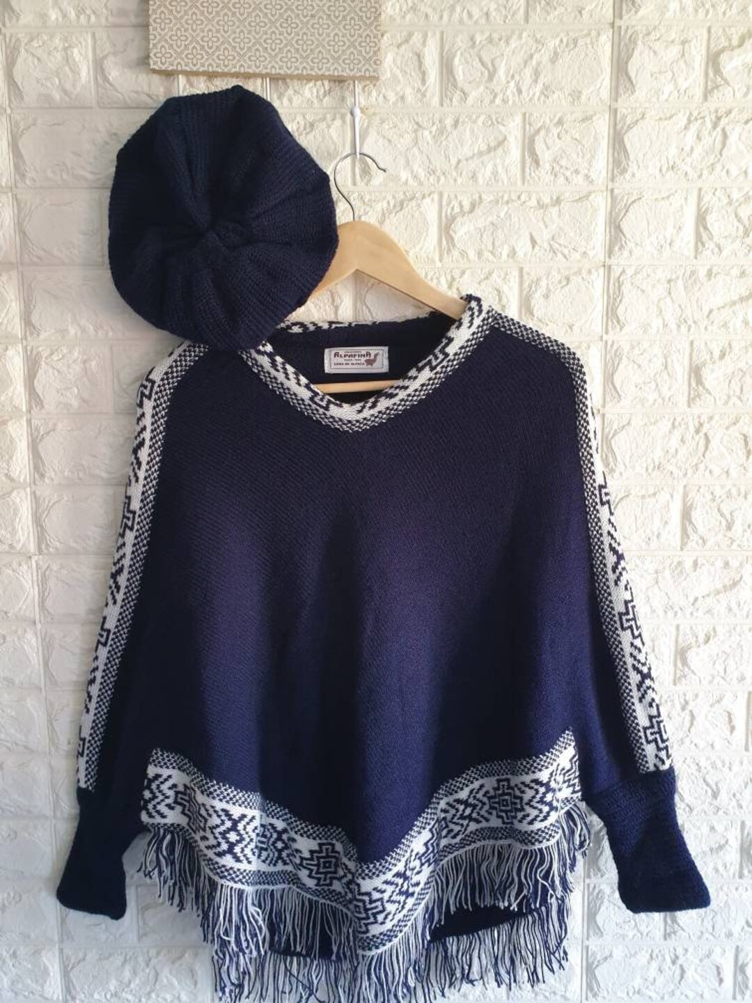 Peruvian Poncho With Beret - Etsy