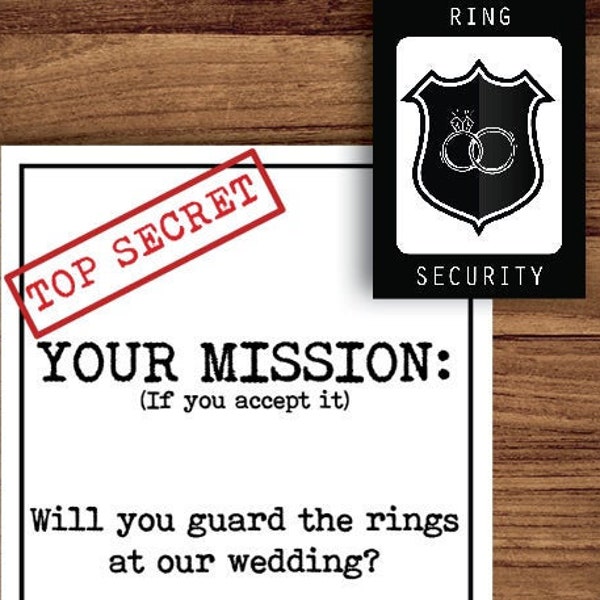 Usher Proposal, Will You Be Our Usher, Wedding, Digital Download, DIY ...