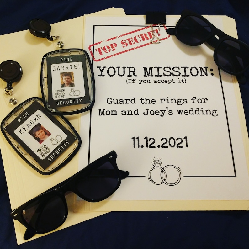 Ring Bearer Proposal, Ring Security, Digital Download, DIY Custom - Etsy