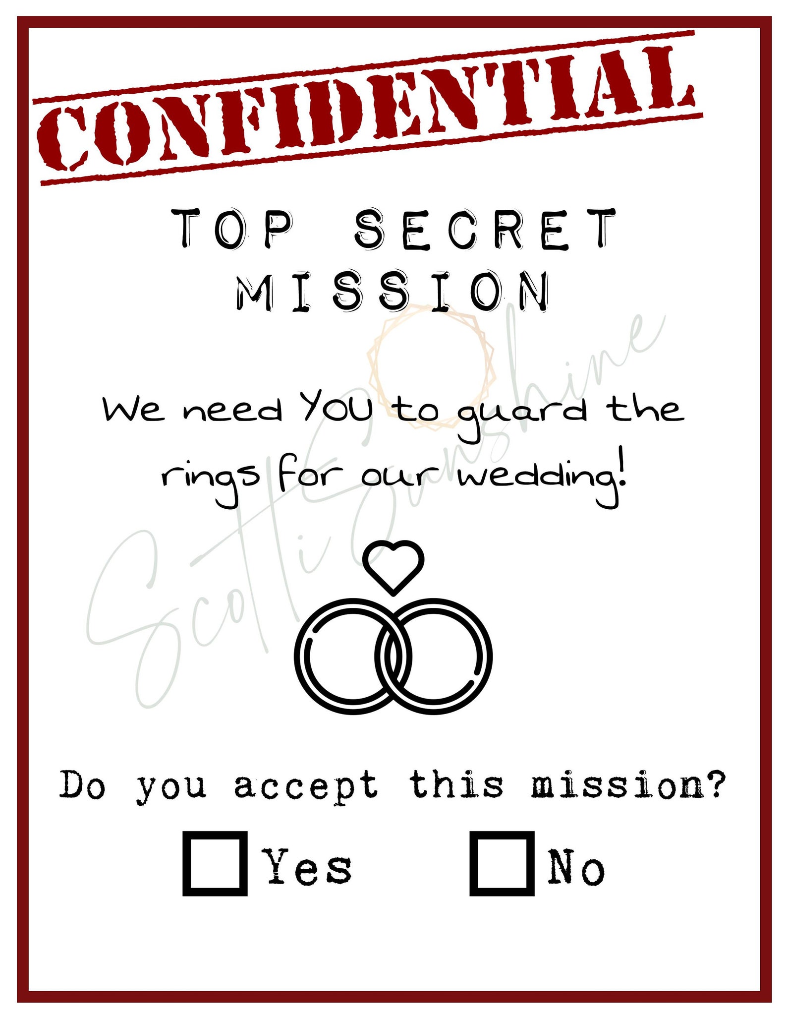 Ringbearer Proposal, Ring Security Digital Download, LGBTQ Friendly ...