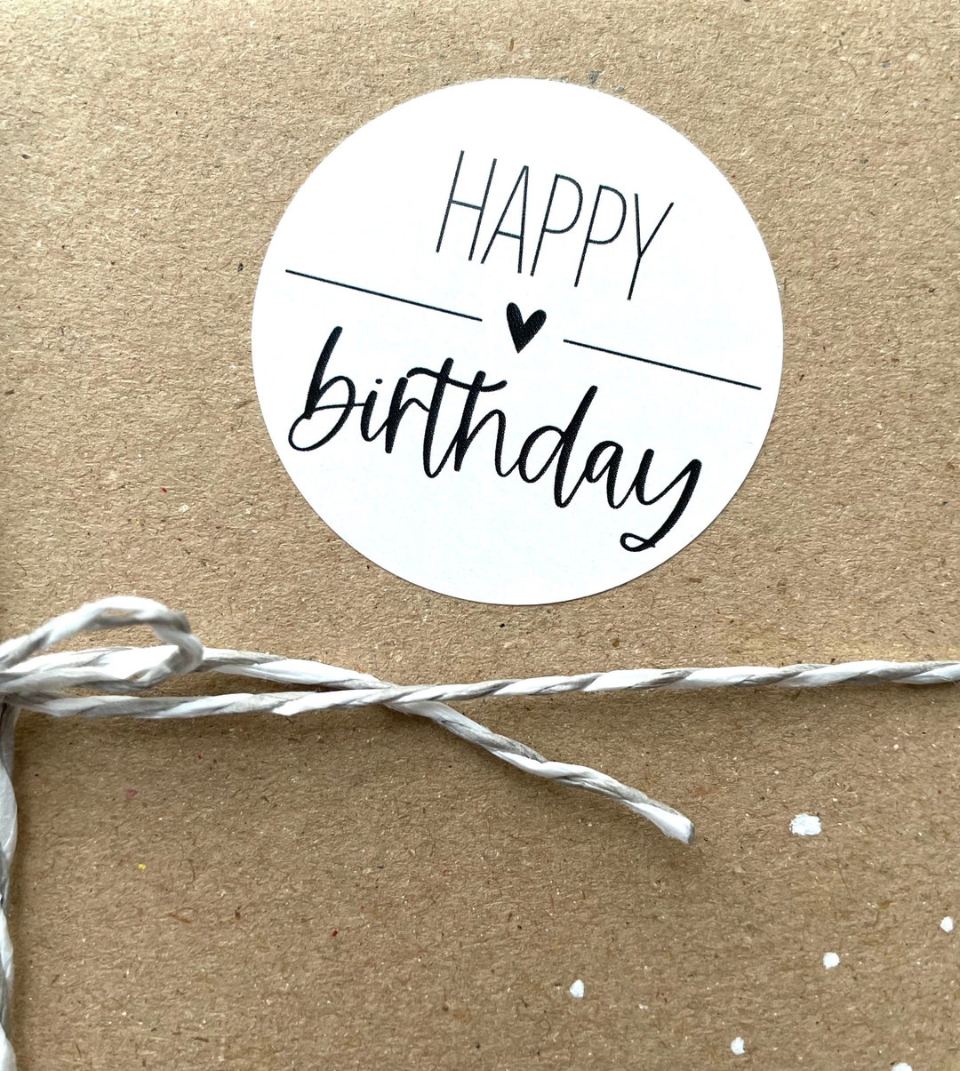 Aufkleber HAPPY BIRTHDAY Sticker Etikett - Etsy.de