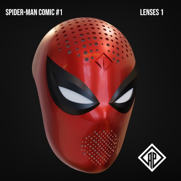 Spiderman Faceshell - Etsy
