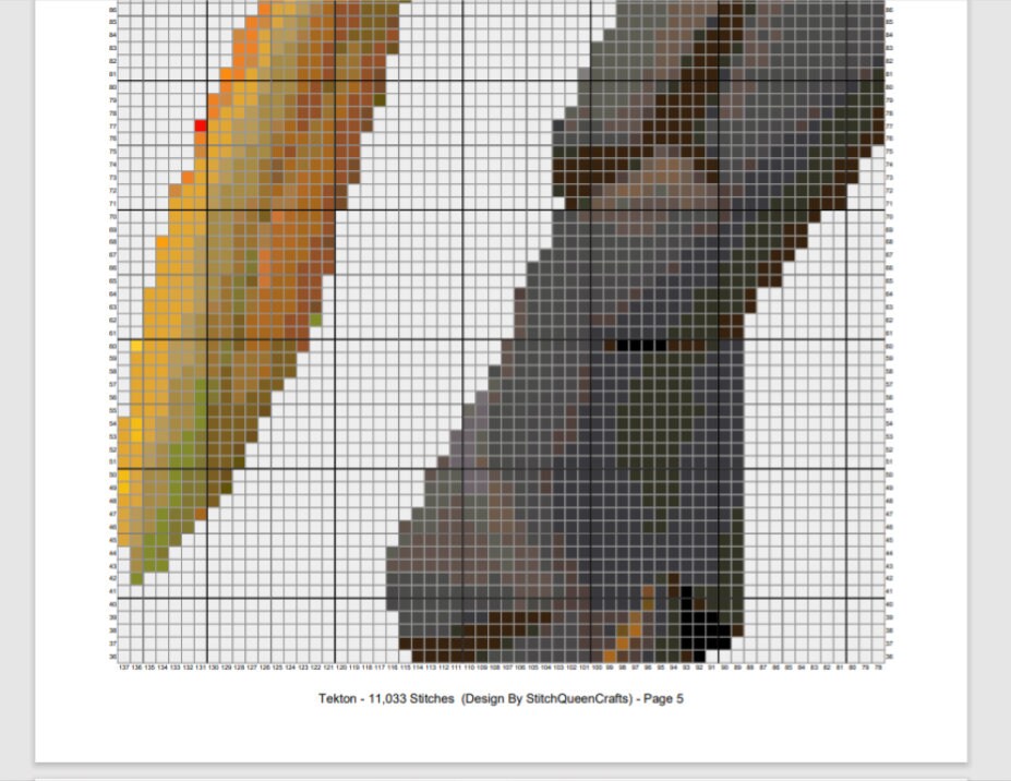 OSRS Tekton Cross Stitch PDF Download - Etsy