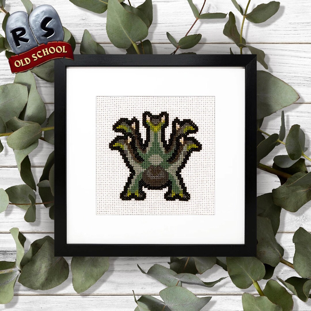 OSRS Alchemical Hydra Boss Icon Cross Stitch - Etsy
