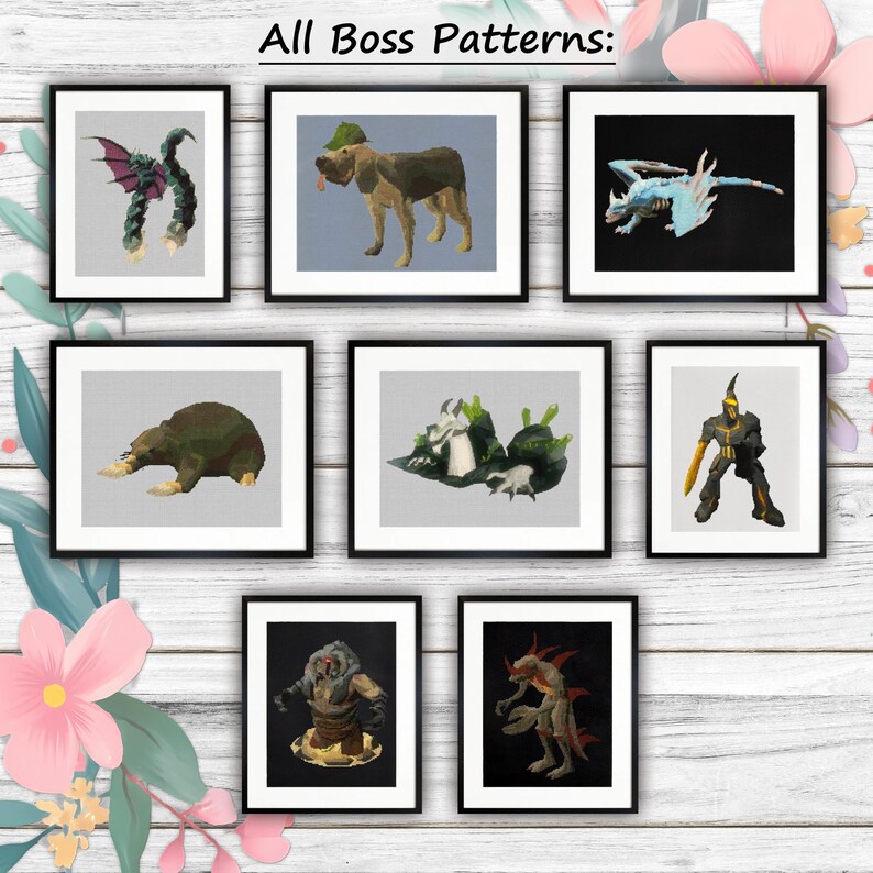 OSRS Great Olm Cross Stitch Pattern | Digital Download | Instant ...