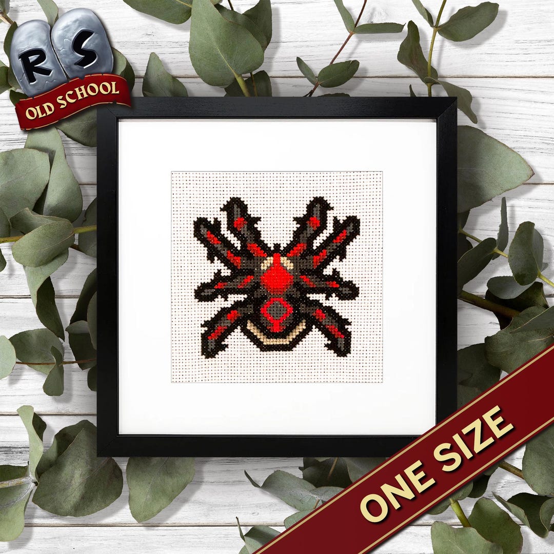 OSRS Spindel/venenatis Icon Cross Stitch Pattern | Digital Download ...