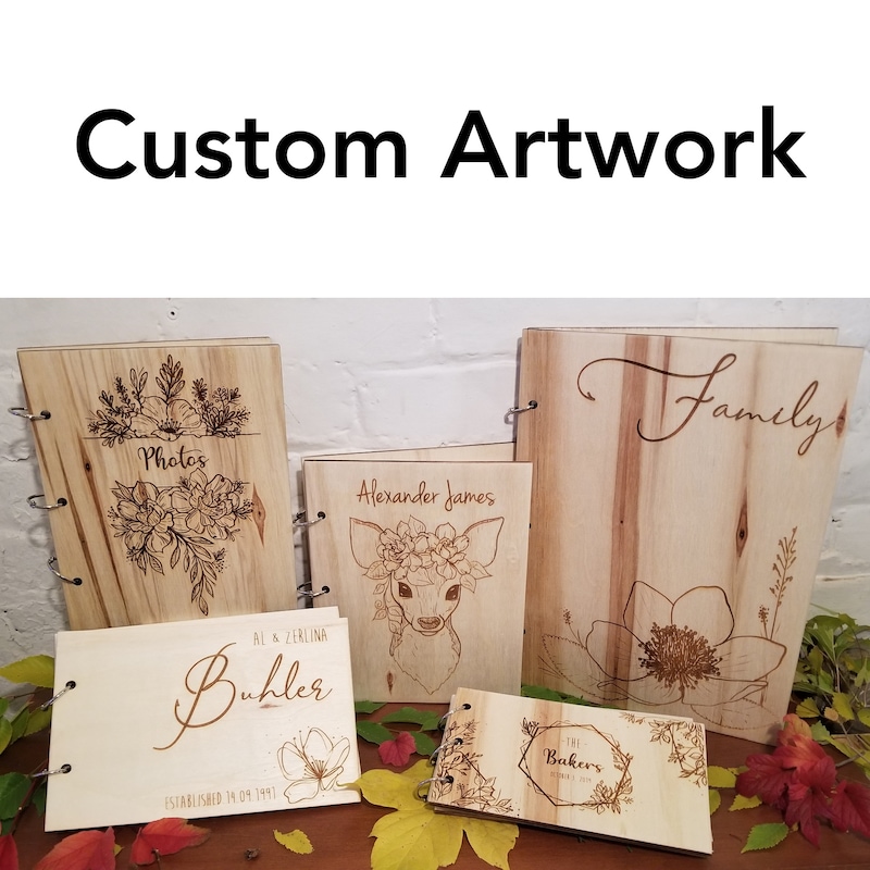 Wood Album - Etsy