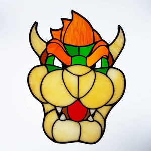 Mario Inspired Stained Glass Pattern Shyguy - Etsy