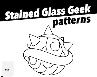 Mario Stained Glass Pattern - Etsy