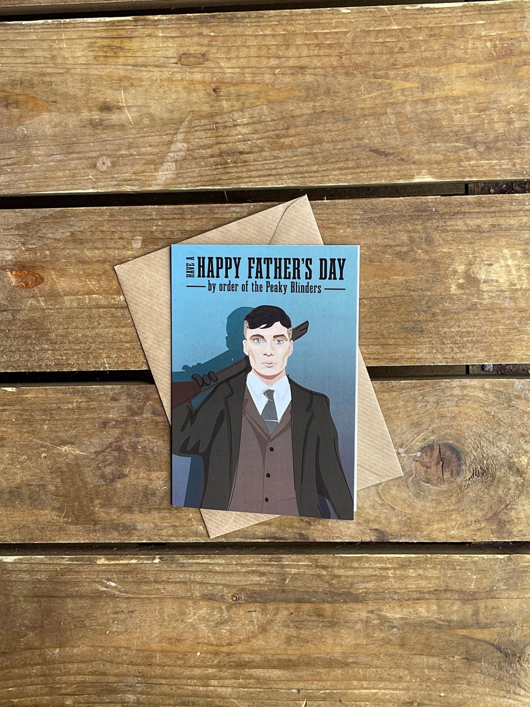Peaky Blinder's Father's Day A6 Blank Card / - Etsy