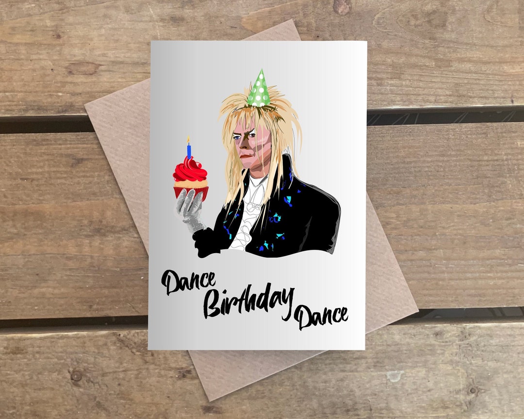 Labyrinth, Jareth A6 Greeting card / Birthday Card / Movie card ...