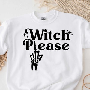 Retro Halloween Witch Clipart, Mystic Witch Clipart, Magical Witch ...