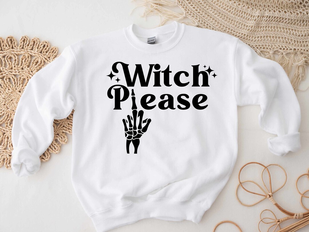 Retro Halloween Witch Clipart, Mystic Witch Clipart, Magical Witch ...