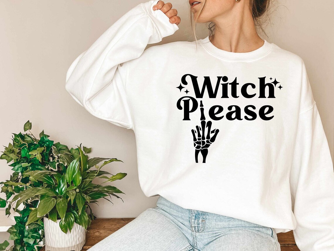 Retro Halloween Witch Clipart, Mystic Witch Clipart, Magical Witch ...