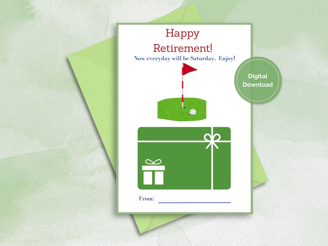 Happy Retirement Gift Card Holder - Etsy