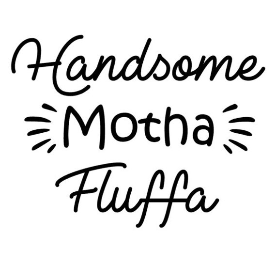 Handsome Motha Fluffa Vinyl Add-On | Etsy