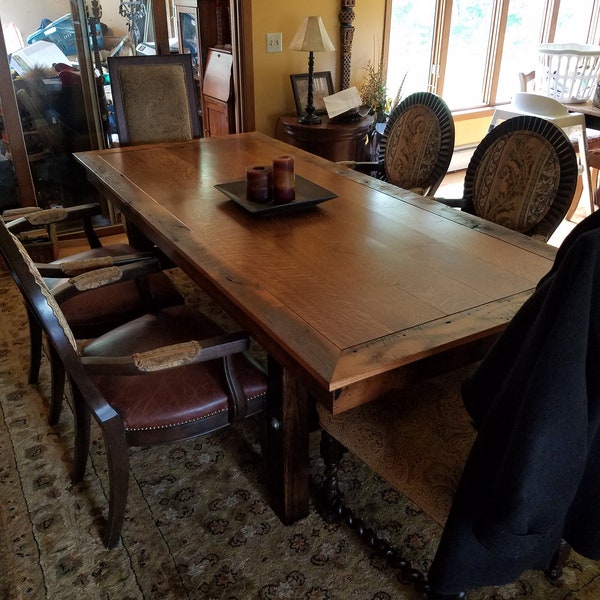 Oak Dining Table - Etsy