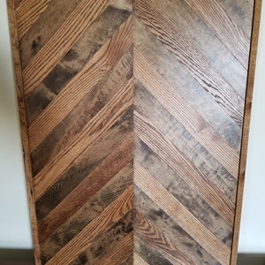 Chevron Wooden Wall Art - Etsy