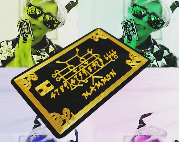 Obey Me! Mammon ‘goldie’ Credit Card - Etsy