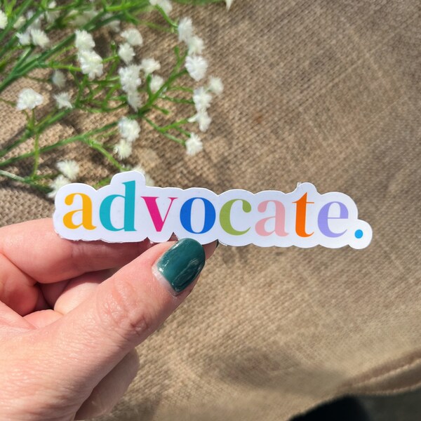 Advocate Stickers - Etsy
