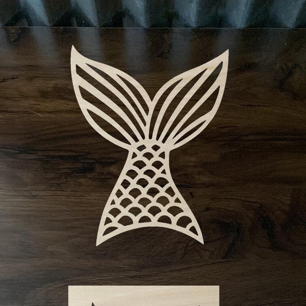 Mermaid Tail Stencil - Etsy