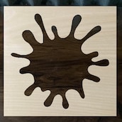 Bleach Stencil Splat Mark Stencil - Etsy
