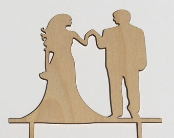 Holding Hands Silhouette Cake Topper Line Art Hands Clasped Hands ...
