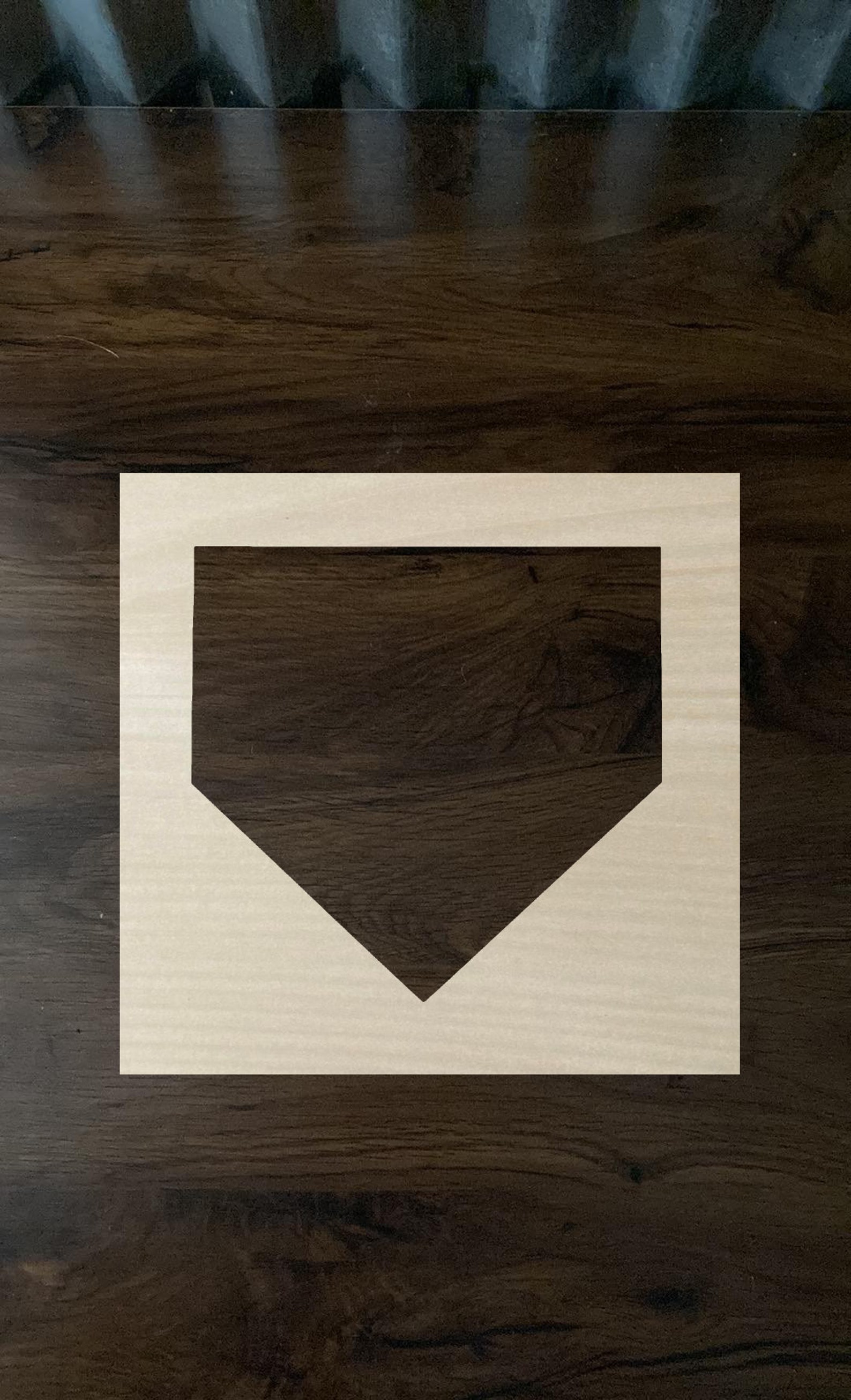 Baseball Home Plate Stencil Template - Etsy