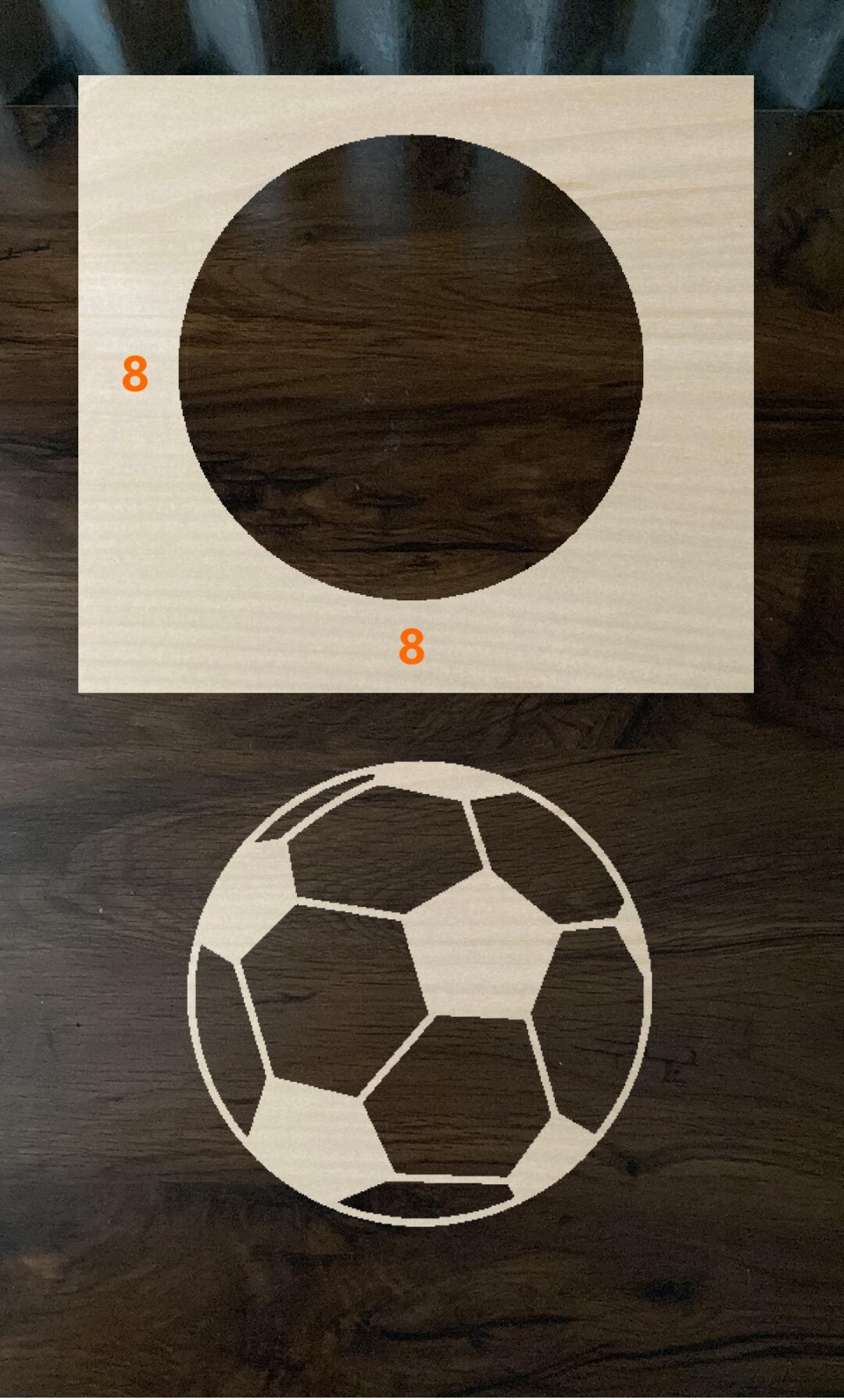 Bleach Stencil Soccer Ball - Etsy