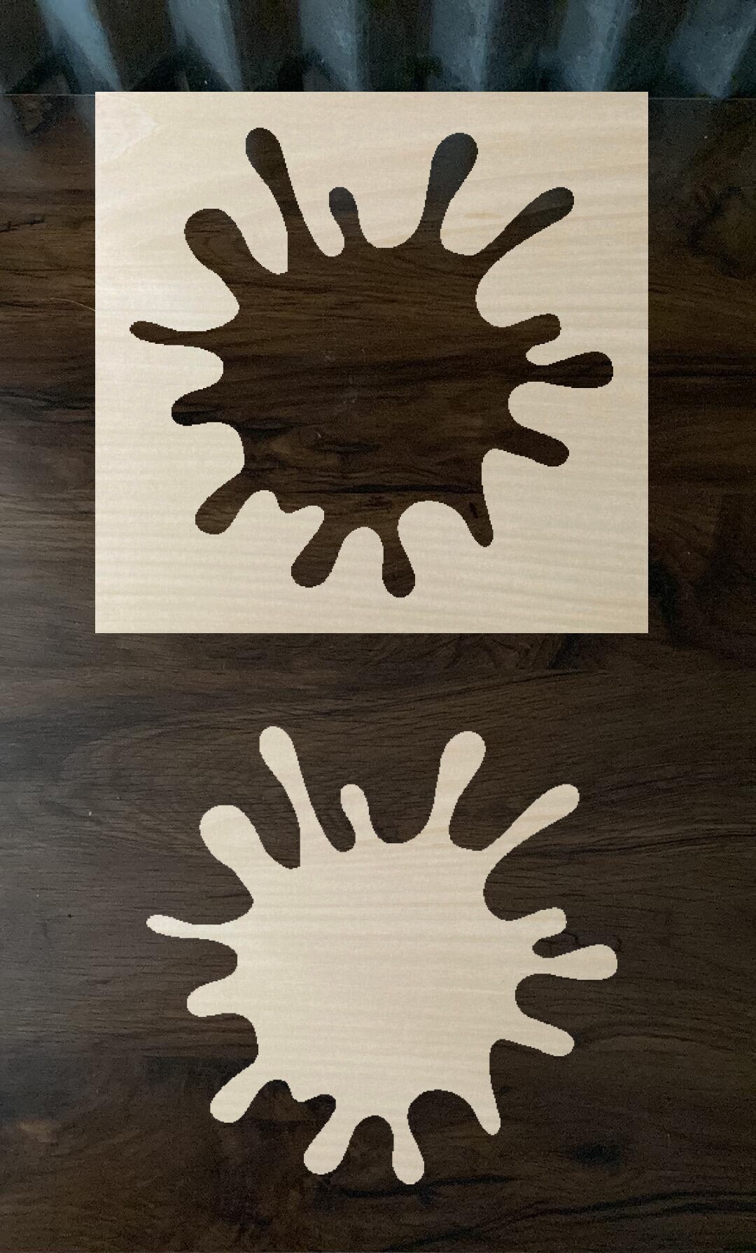 Bleach Stencil Splat Mark Stencil - Etsy