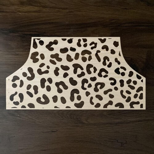 Hoodie Pocket Bleach Stencil Leopard Print Stencil - Etsy