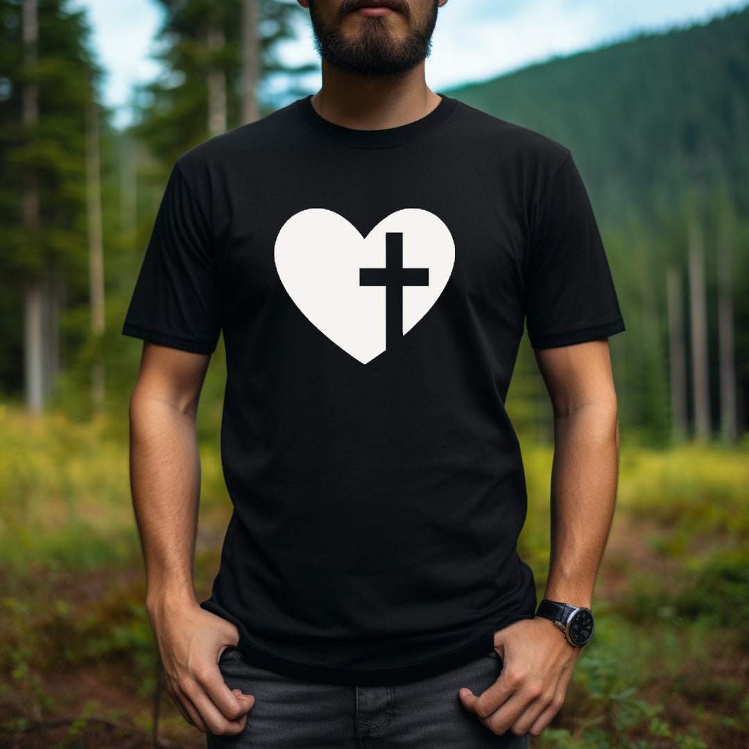 Bleach Stencil Heart Cross Stencil - Etsy