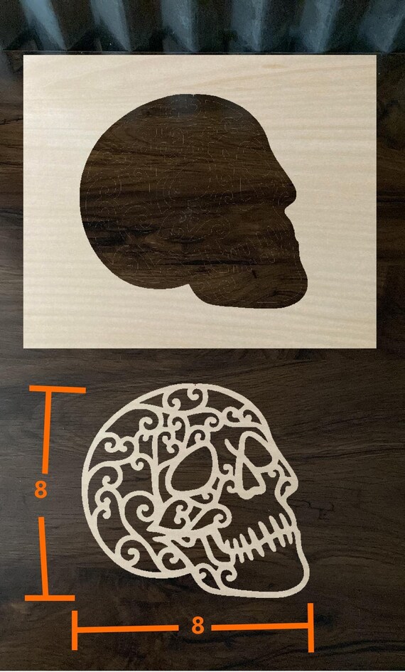 Halloween Skull Stencils
