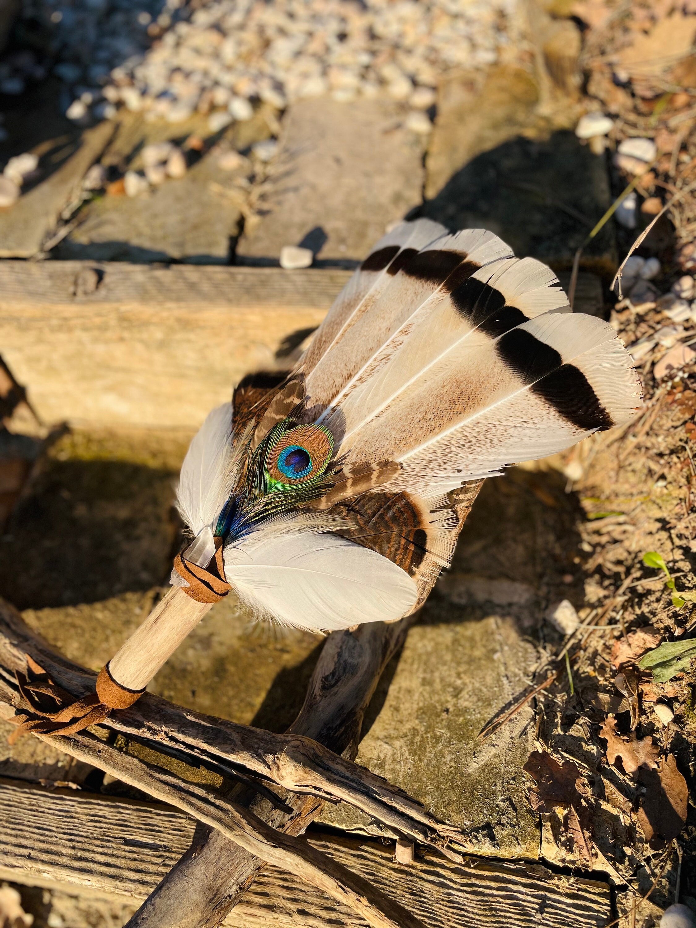 Personalized Wand Prayer Fan Shamanic Fan - Etsy