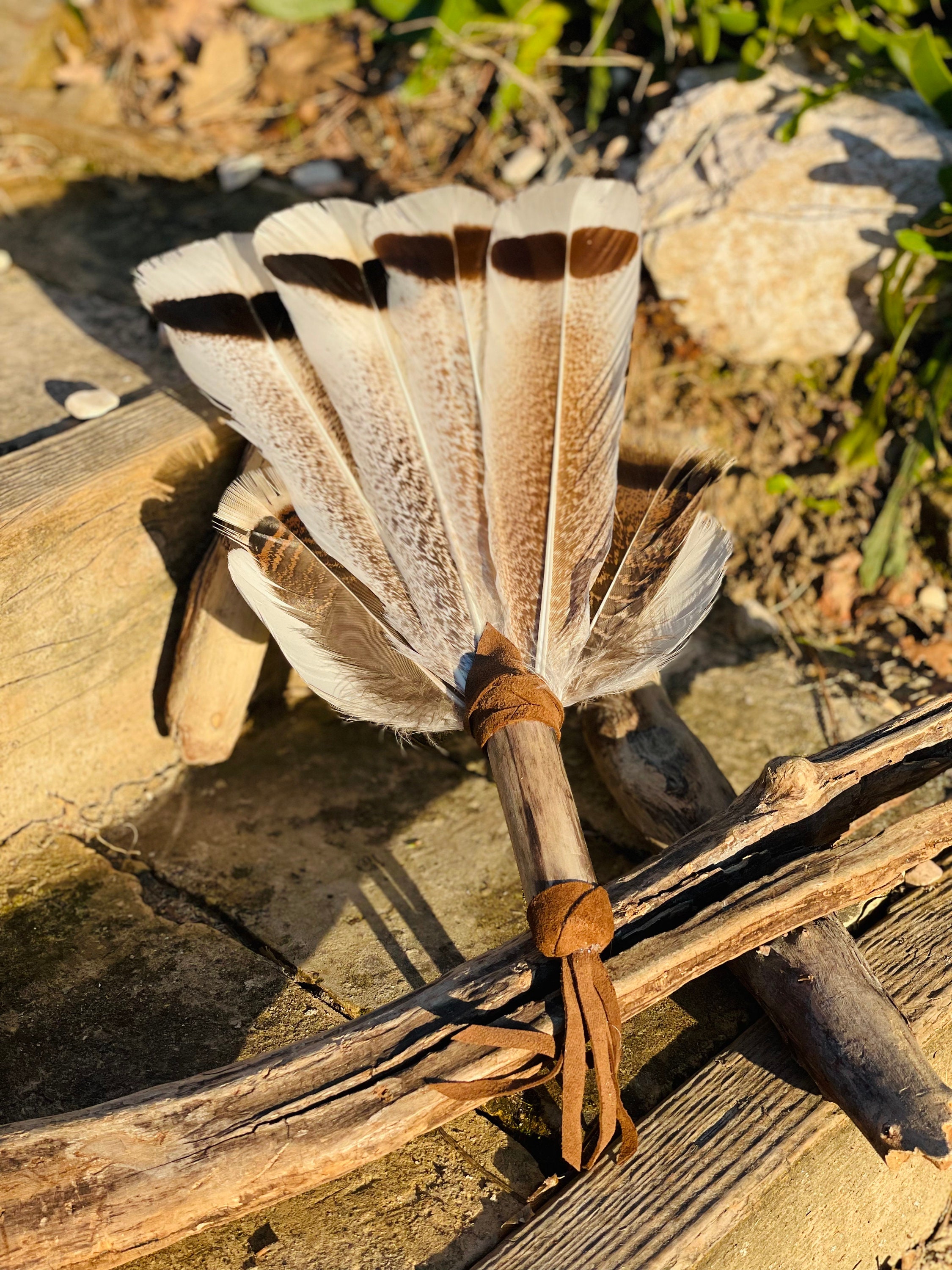 Personalized Wand Prayer Fan Shamanic Fan - Etsy