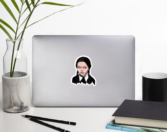 Wednesday Addams Vinyl Sticker/decal - Etsy