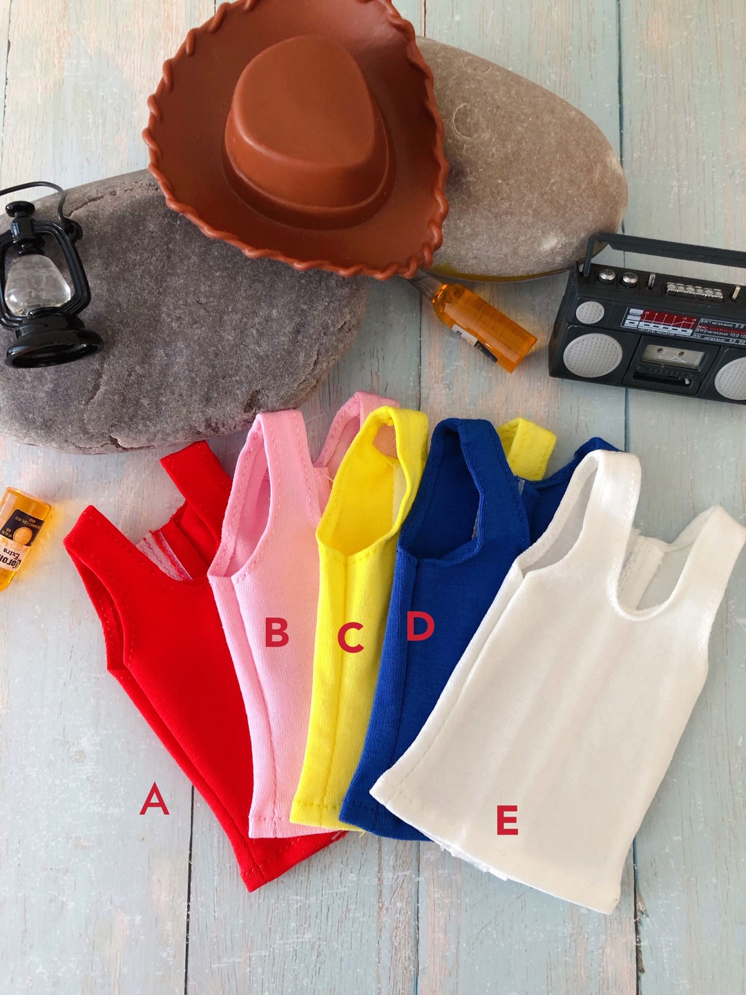 1/6 Scale Doll Tank Top: Fits Fashion Royalty Homme & 11-inch Action ...