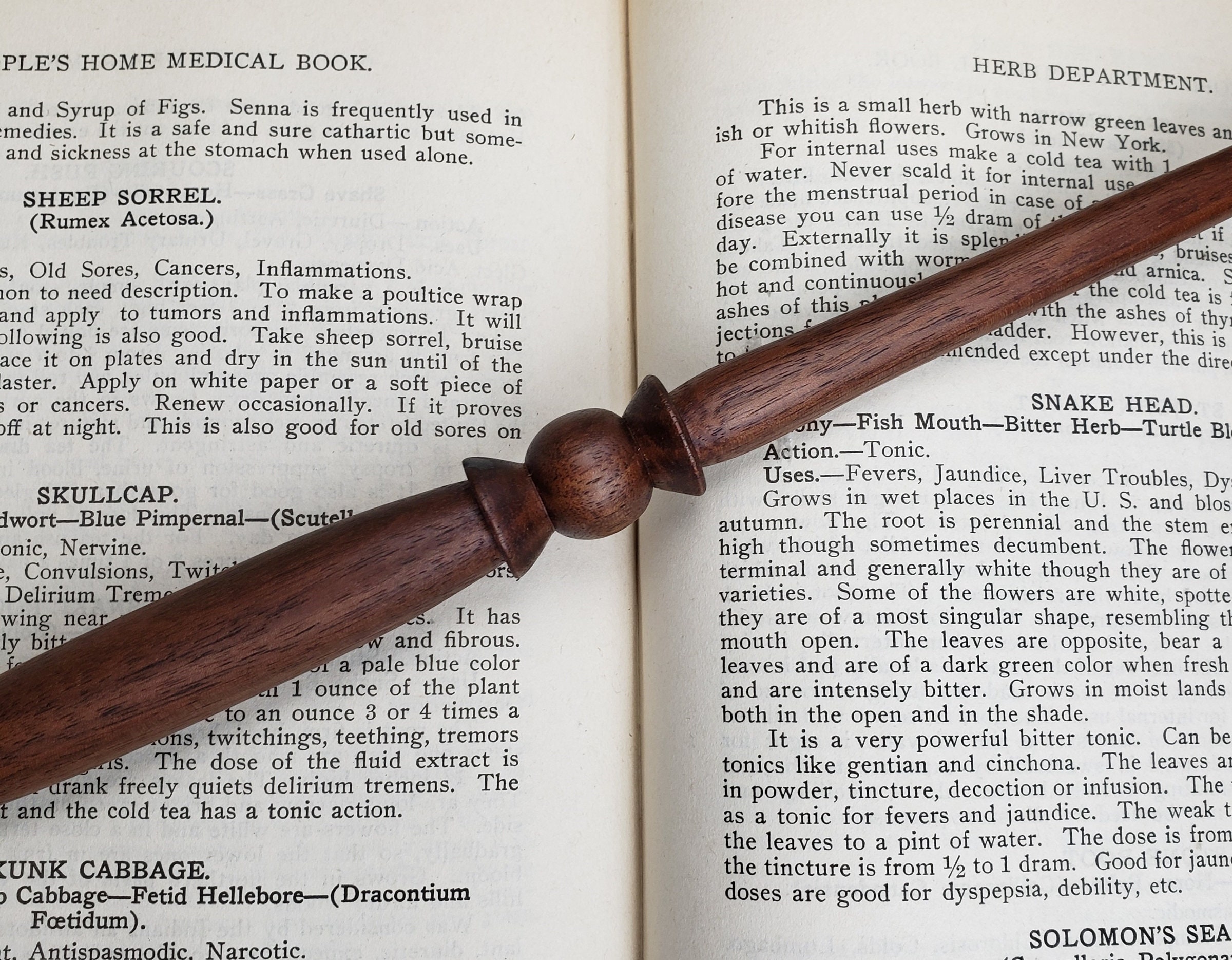 Hand Made Wood Turned Magic Wand Walnut Swarovski Crystal - Etsy